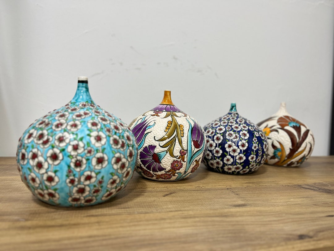 Handmade Ceramic Fig Vase , Home Decor Ceramics Gift for Her ...