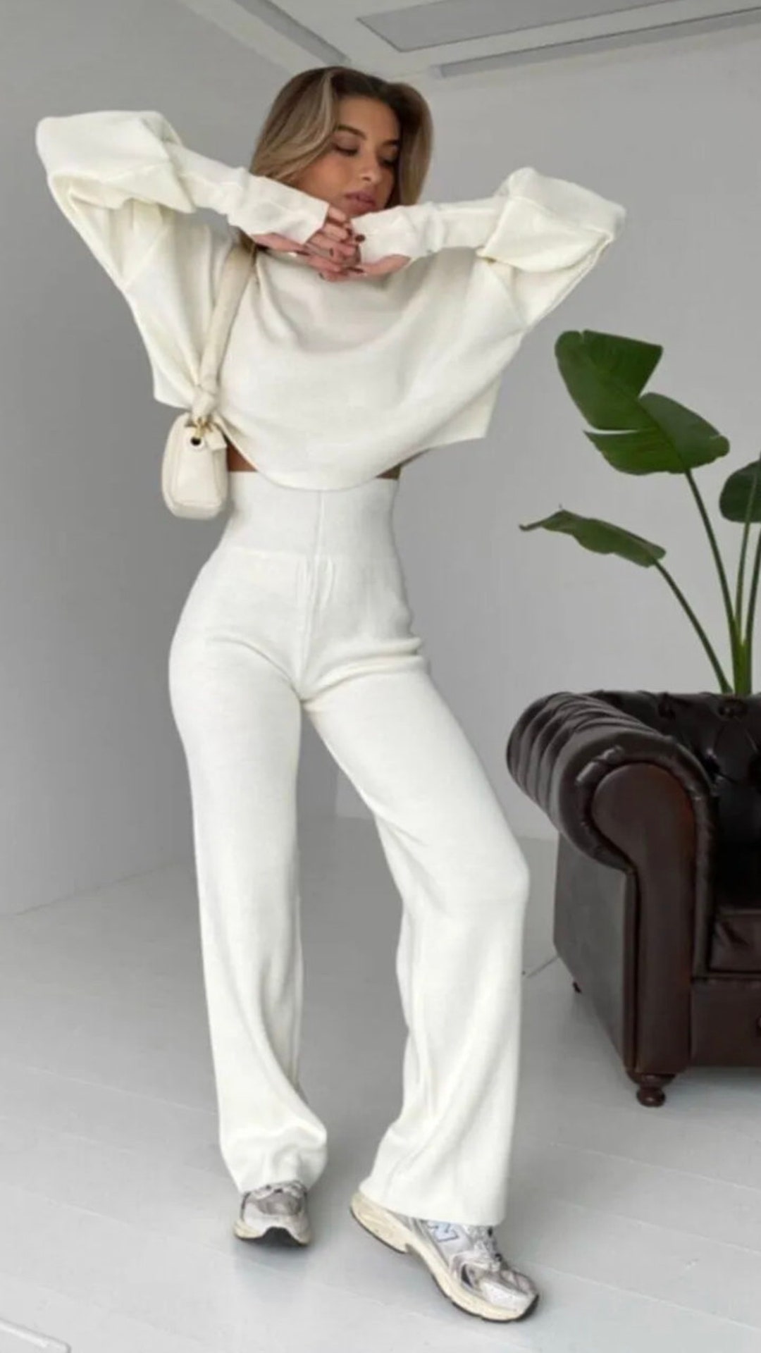 Two Piece Set for Womens,knit Two Piece Set,pants and Tunic Set ...