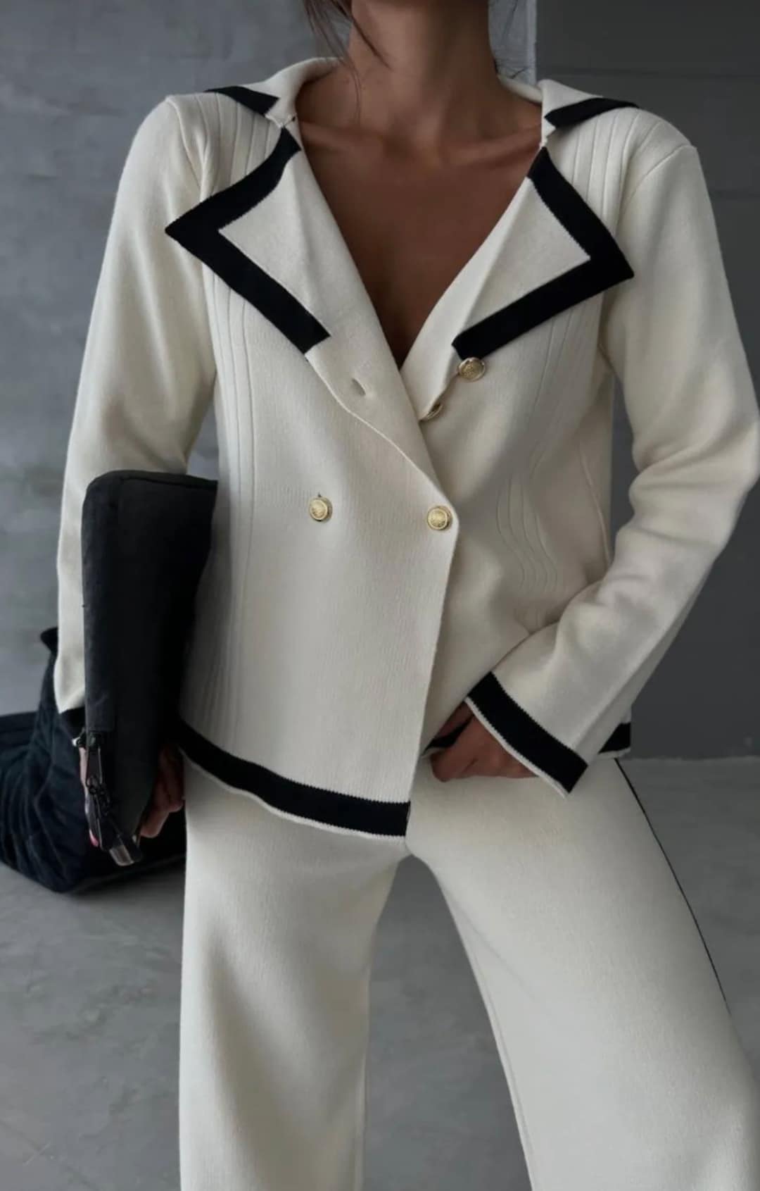 Two Piece Set for Women,knit Two Piece Set,pants and Tunic Set,matching ...