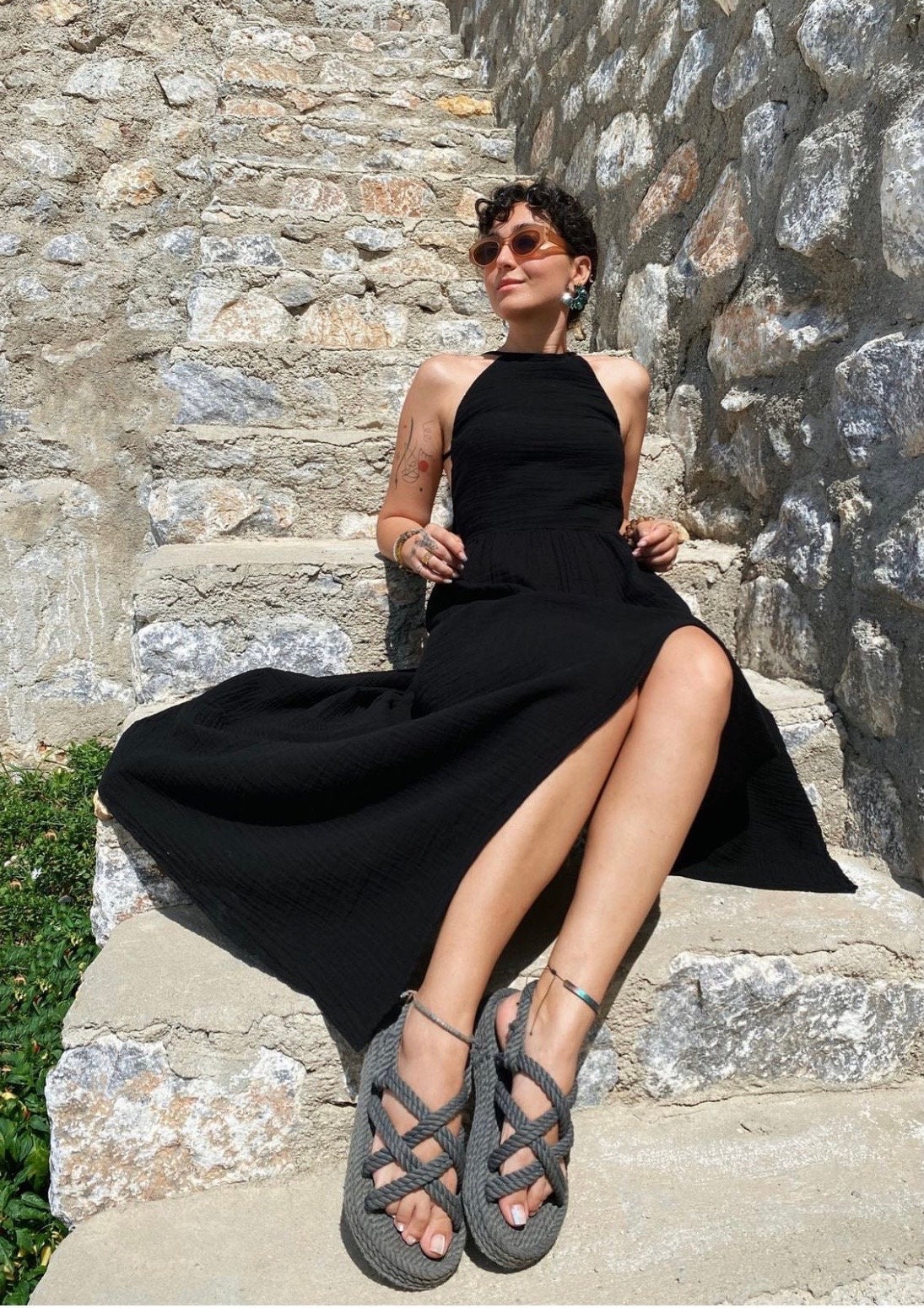 Goddess Dress,long Summer Dress,cleopatra Costume,egyptian Dress,boho ...