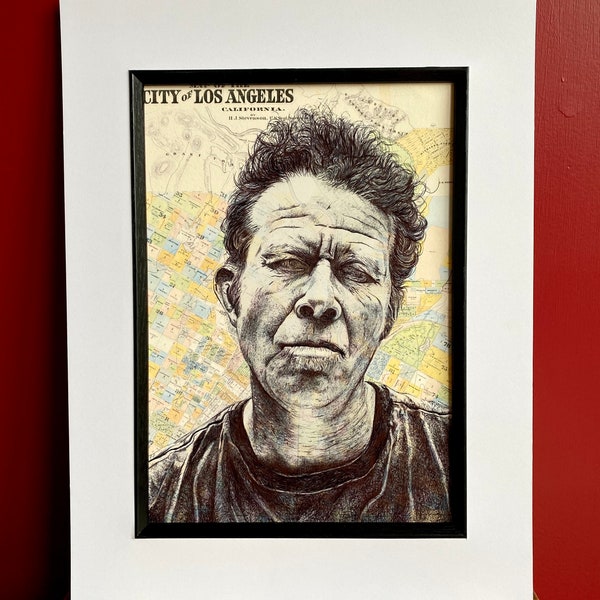 Tom Waits Art - Etsy