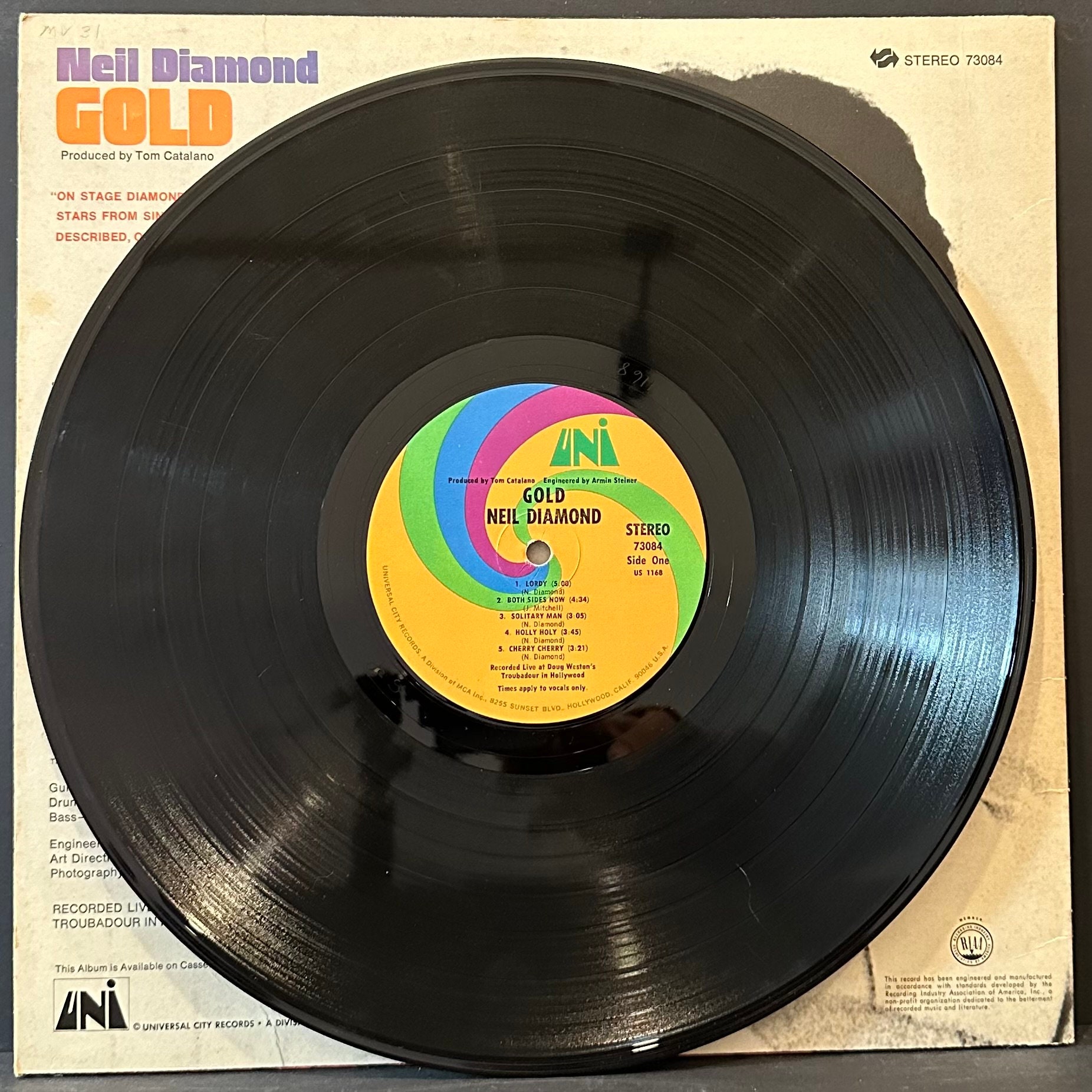 Neil Diamond - Gold - Vinyl LP - Vintage 1970 - Etsy