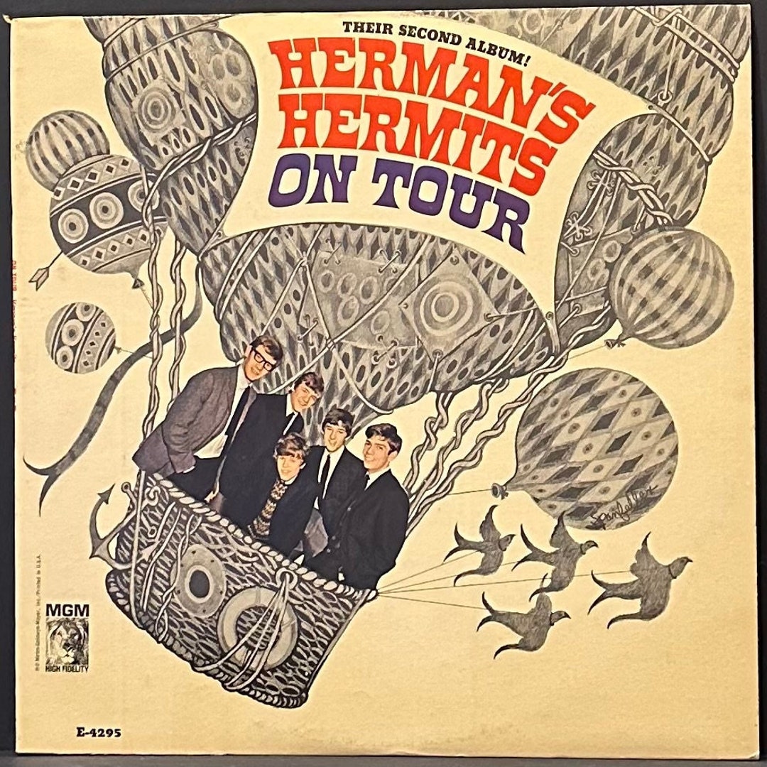 Herman's Hermits Herman's Hermits on Tour Vinyl LP Vintage 1965 - Etsy