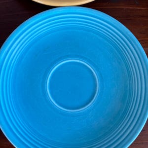 Vintage 6" Fiestaware Saucers (set of 6) - Etsy