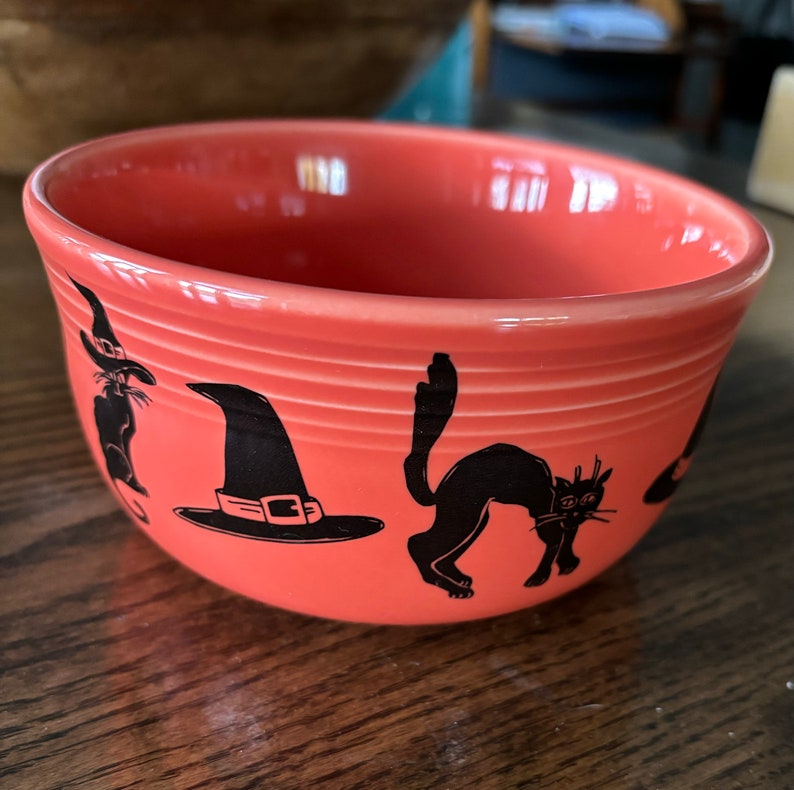 Retired *rare* Homer Laughlin Fiestaware (persimmon) Halloween Hats and ...