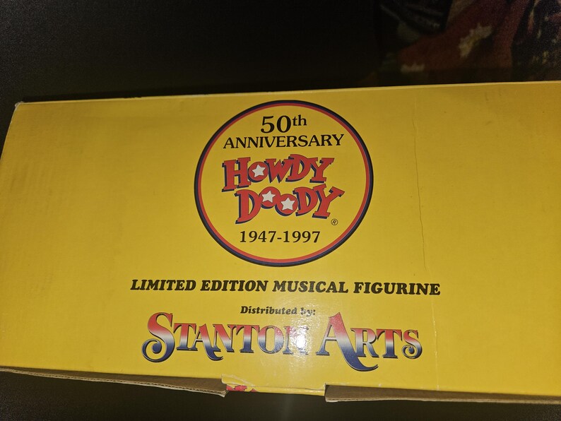 50th Anniversary Howdy Doody Music Box 1997 - Etsy