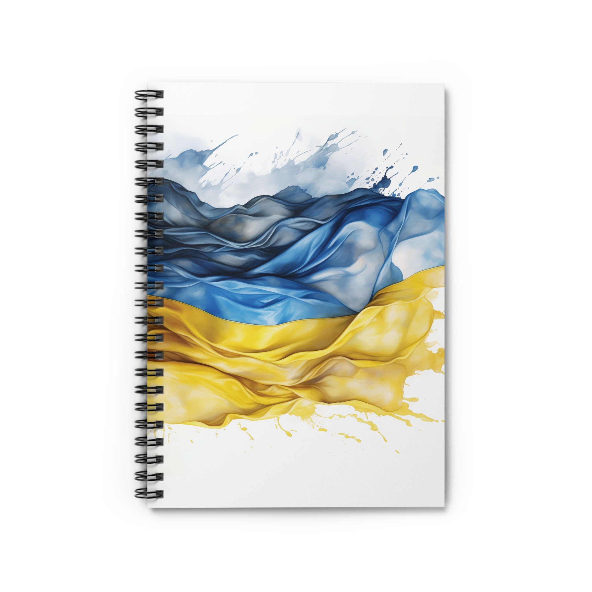 Ukrainian Flag Spiral Notebook Ruled Line - Etsy