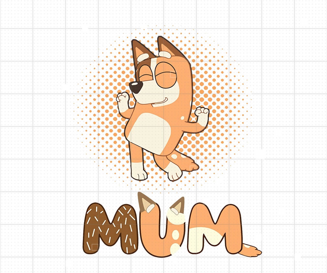 Bluey Chilli Mum Dancing PNG Files Bluey PNG Bluey Family - Etsy