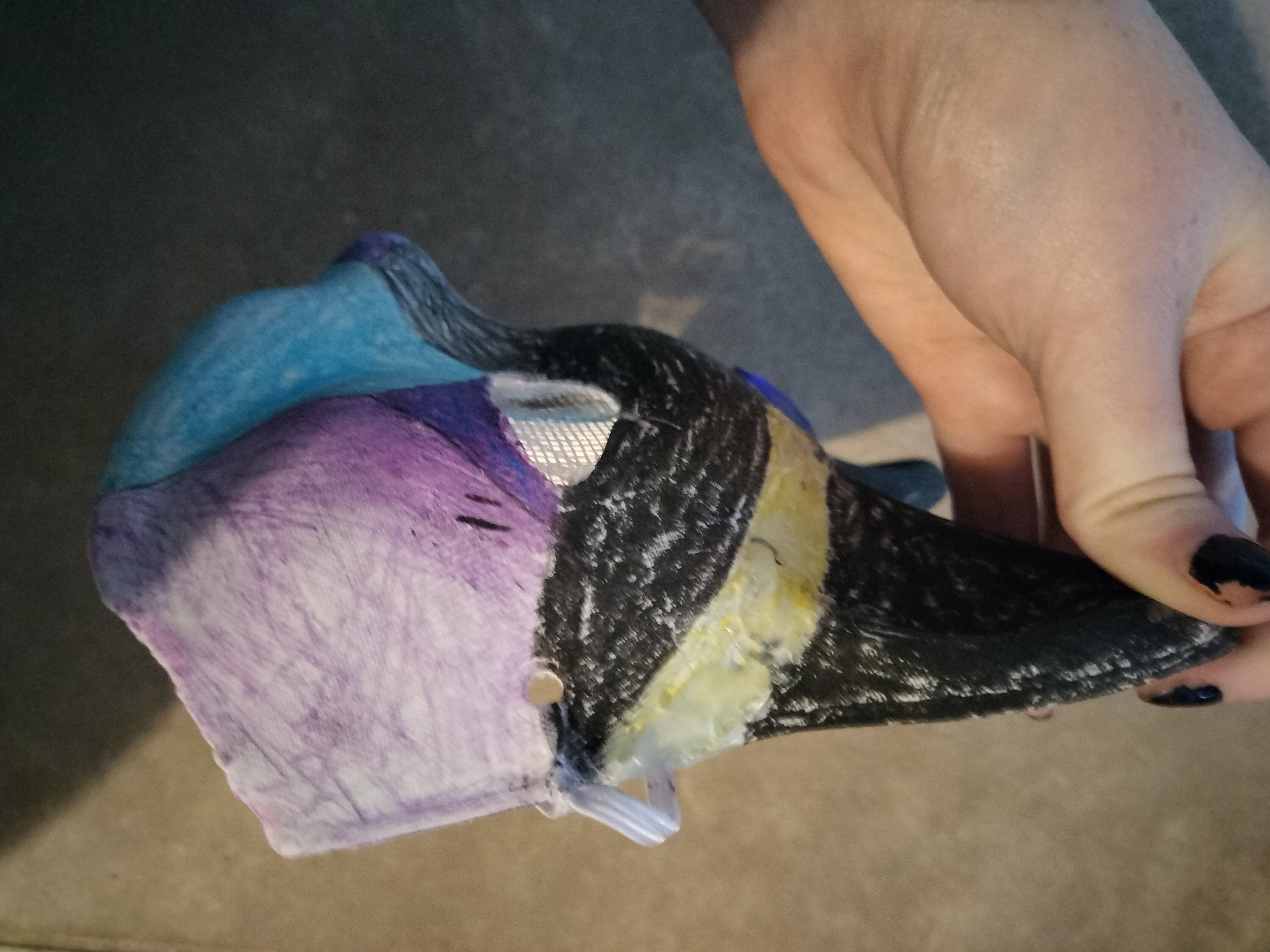 Star Platinum Jjba Therian/furry Mask - Etsy