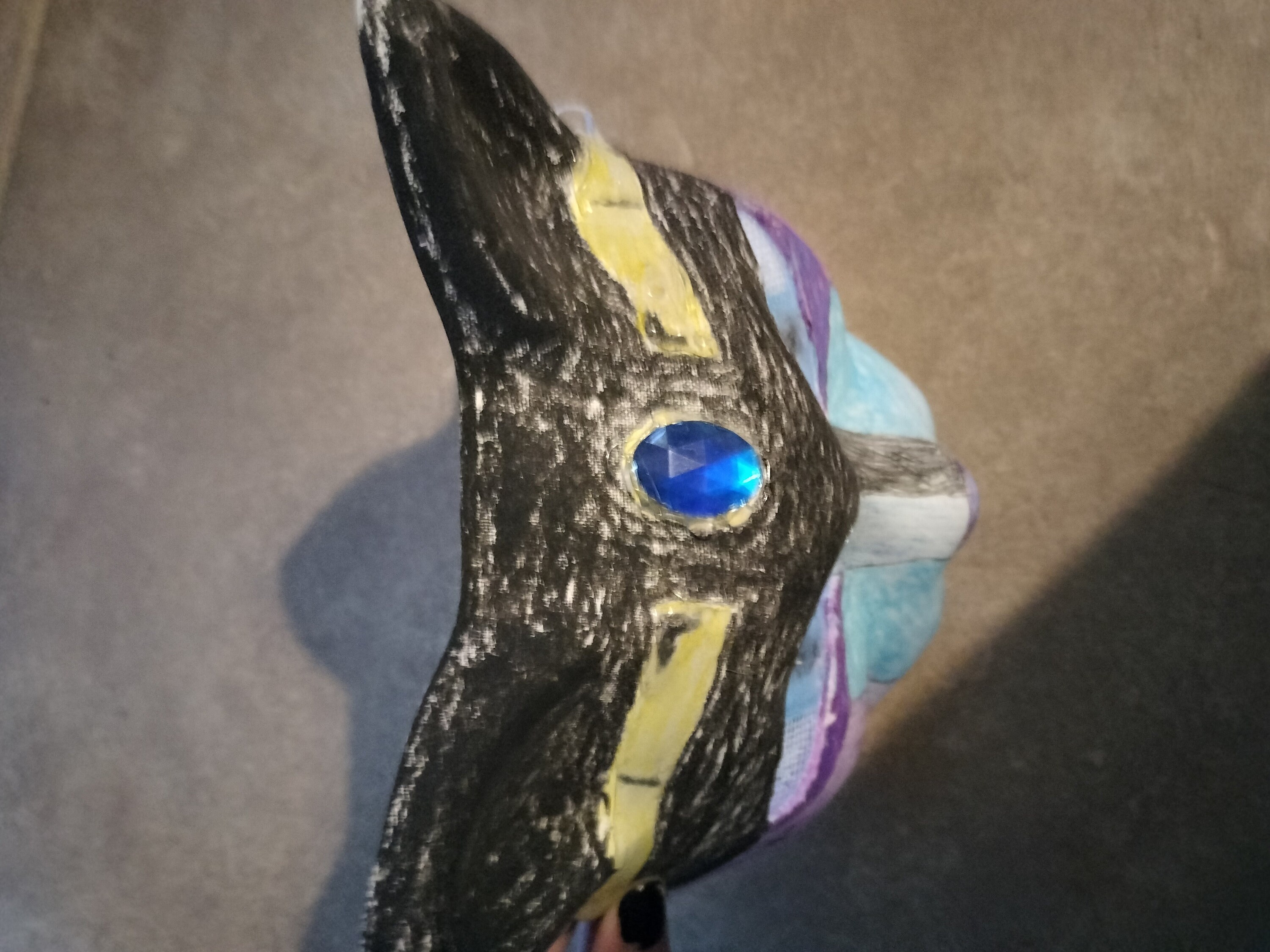 Star Platinum Jjba Therian/furry Mask - Etsy