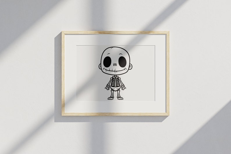 Cute Skeleton Boy SVG - Seasonal Halloween Clip Art, Spooky Holiday ...
