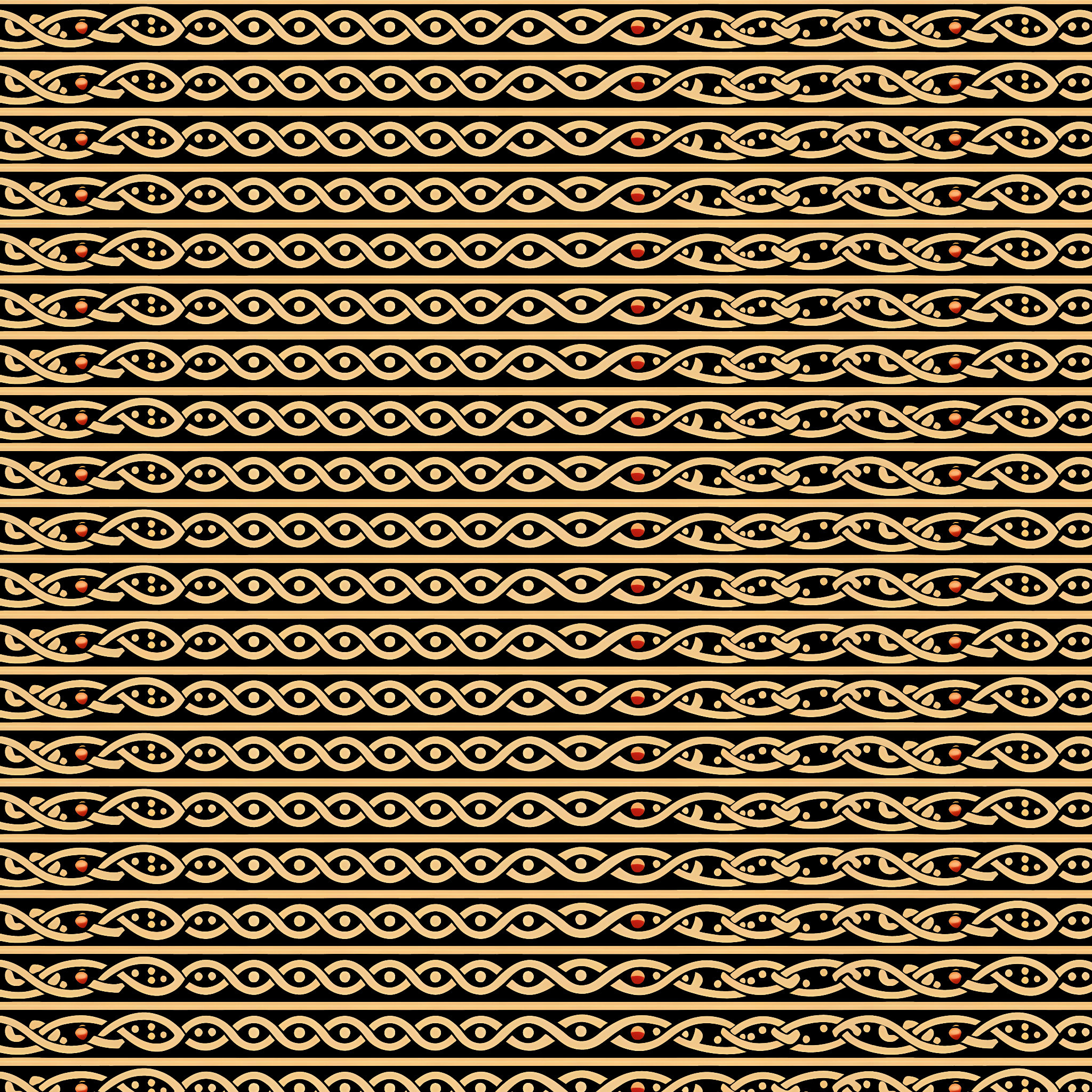 Viking Borders: Seamless Celtic Patterns Digital Paper (digital ...