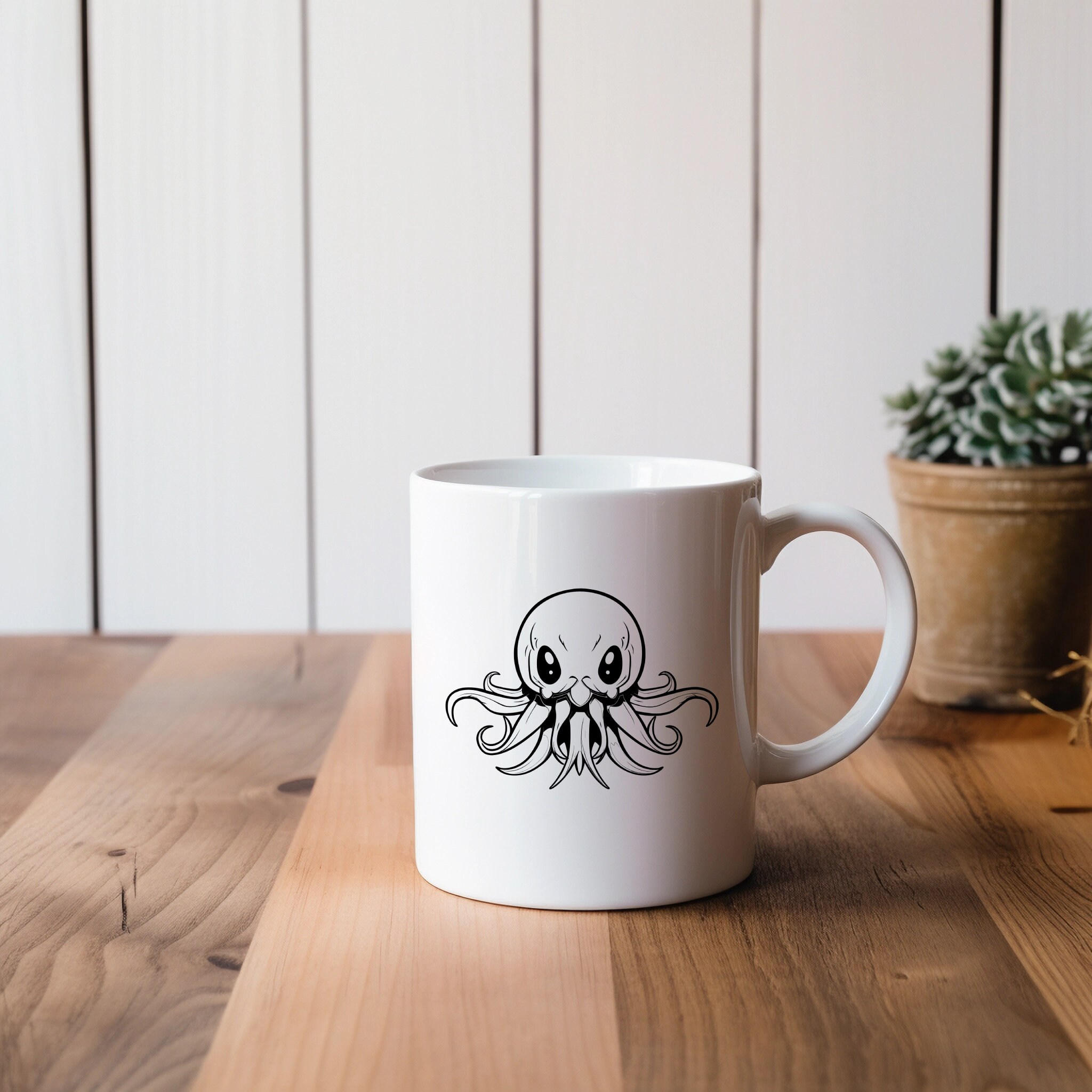 Cute Cthulhu SVG, Simple, Cut Out, DIY Digital File, Clip Art, Vector ...