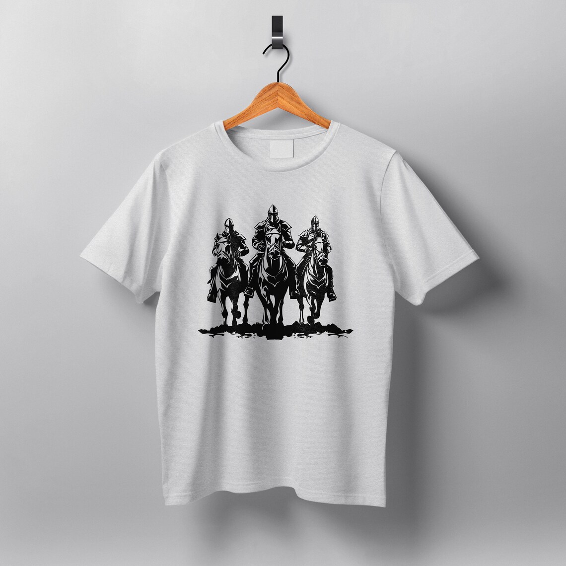 Three Knights SVG - DIY Cut Out Clip Art, Printable PNG, Simple Vector ...