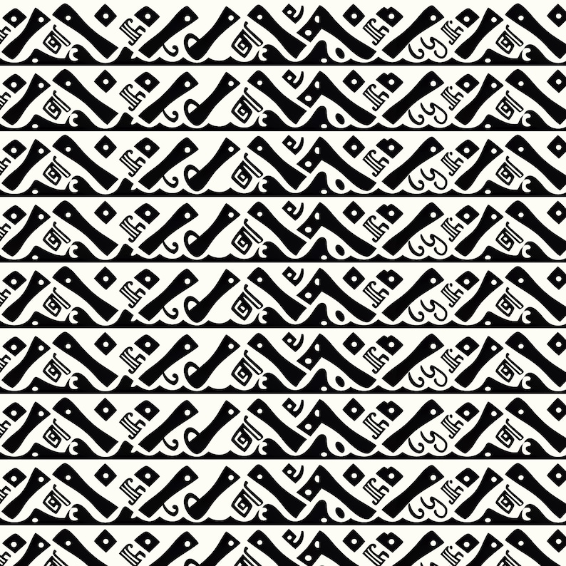 Viking Borders: Seamless Celtic Patterns Digital Paper (digital ...