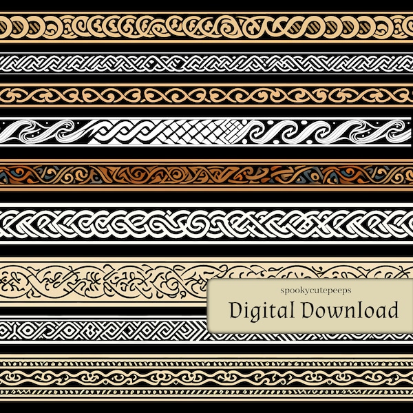 Viking Border - Etsy