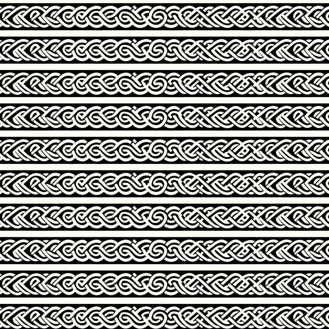 Legends of Valhalla: Viking Borders - 20 Pack Seamless Digital Papers ...