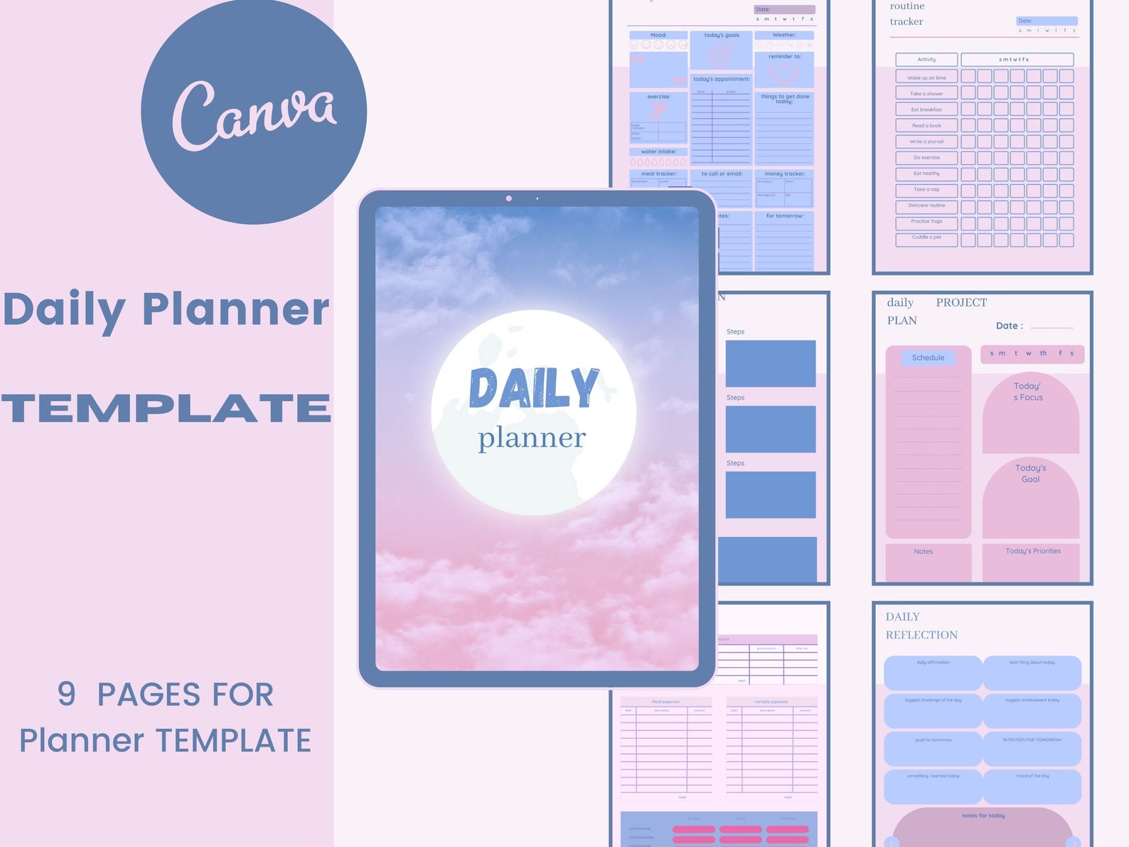 Daily Planner | Onenote Templates | Personal Planner Bundle | to Do ...