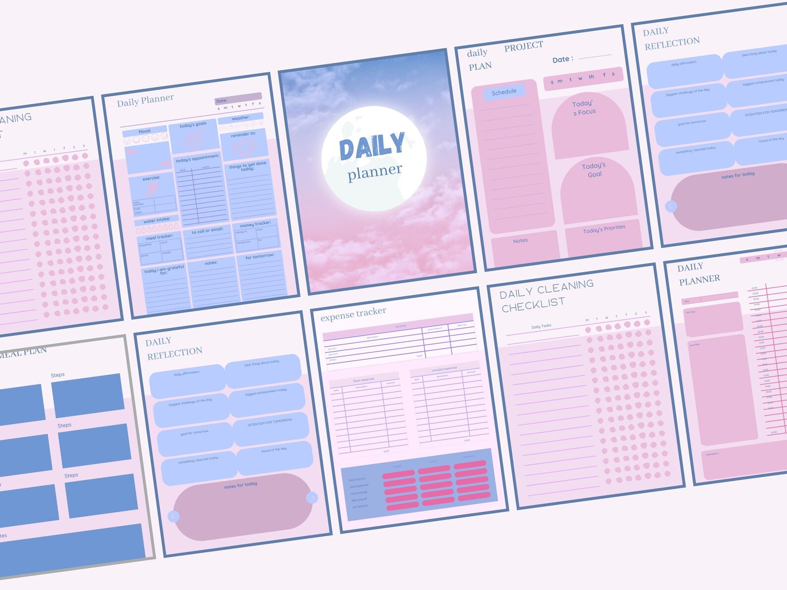 Daily Planner | Onenote Templates | Personal Planner Bundle | to Do ...