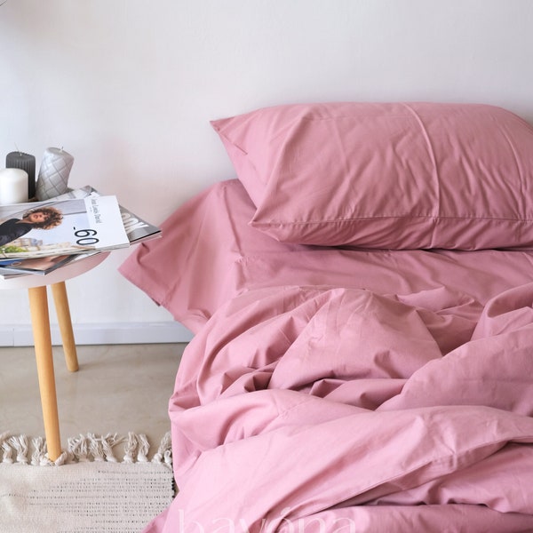 Dusty Rose Sheets - Etsy