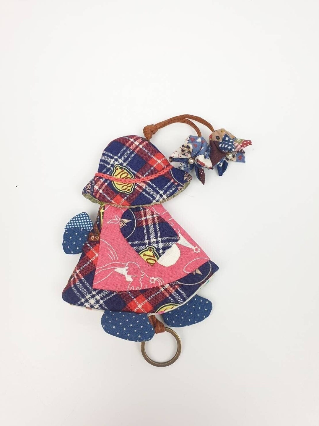 Sunbonnet Sue Key Holder, Cute Key Cover, Key Bag, Patchwork, Key Case ...
