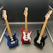 Miniature Guitar, 9.5" Miniature Replica Guitar Model in Three Colors ...