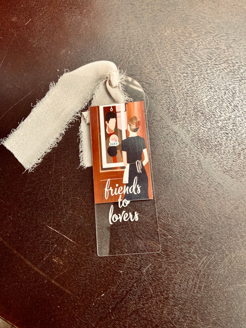 Friends to Lovers Bookmark, Friends Bookmark, Ross and Rachel Bookmark ...