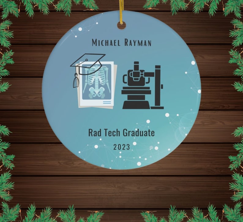 Personalized Xray School Graduation Ornament, Custom Ornament ...