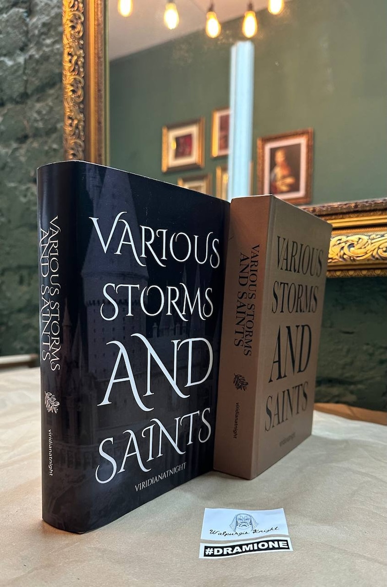 Various Storms and Saints. With Dust Jacket. Hardcover Bookbinding. Dramione Fanfiction. - Etsy