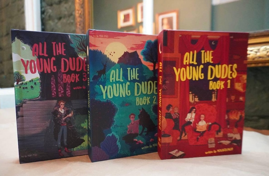 All the Young Dudes. Hardcover Bookbinding. Complete 3-volume Hardcover ...