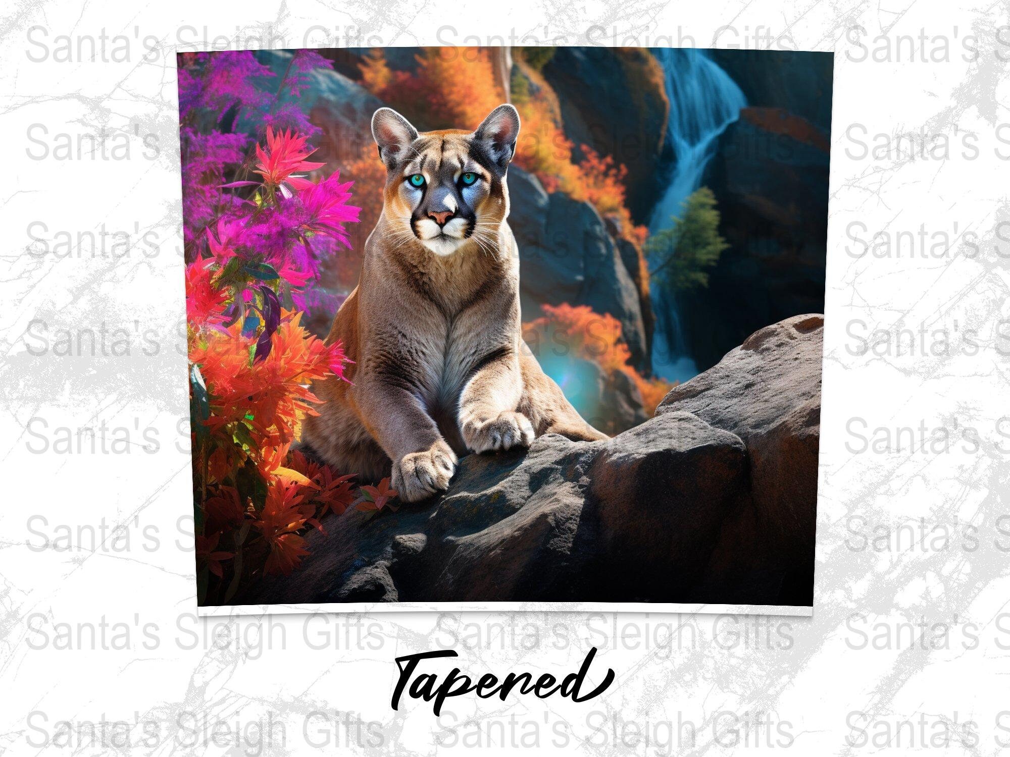 Puma Waterfall 20 Oz Skinny Tumbler Sublimation Design, Straight ...