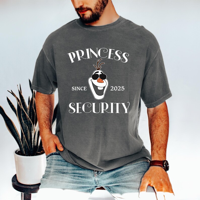 Comfort Colors® Frozen Princess Security T-shirt, Olaf Princess ...