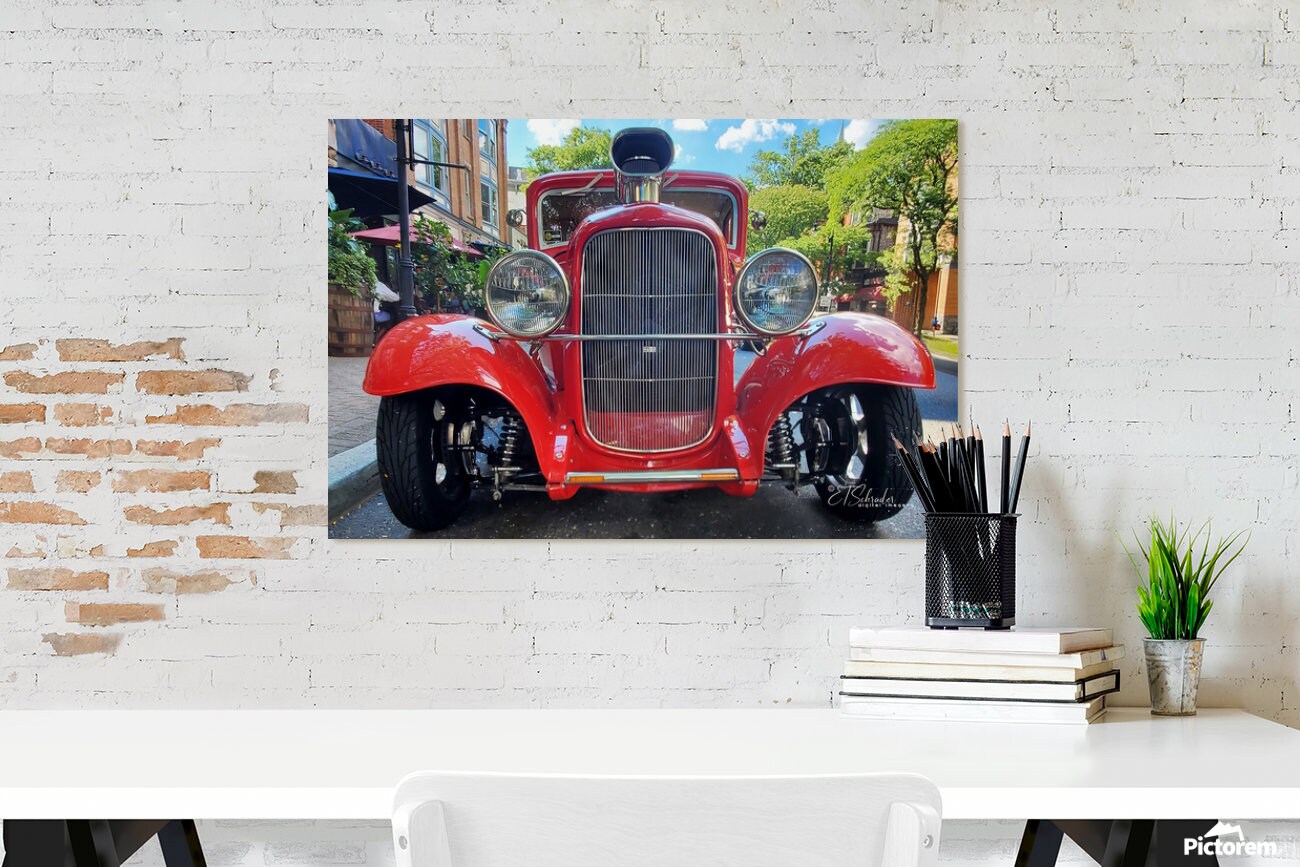 1932 Red Ford Coupe Print – Classic Hot Rod Art (digital Download) - Etsy