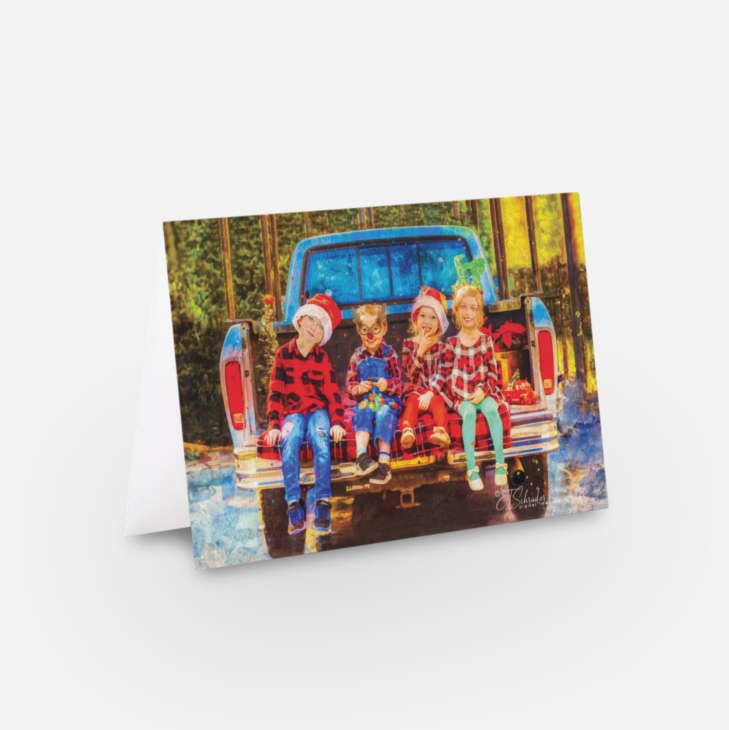 HOLIDAY TAILGATING | Watercolor-effect Blank Cards | 5.5"x4.25 ...