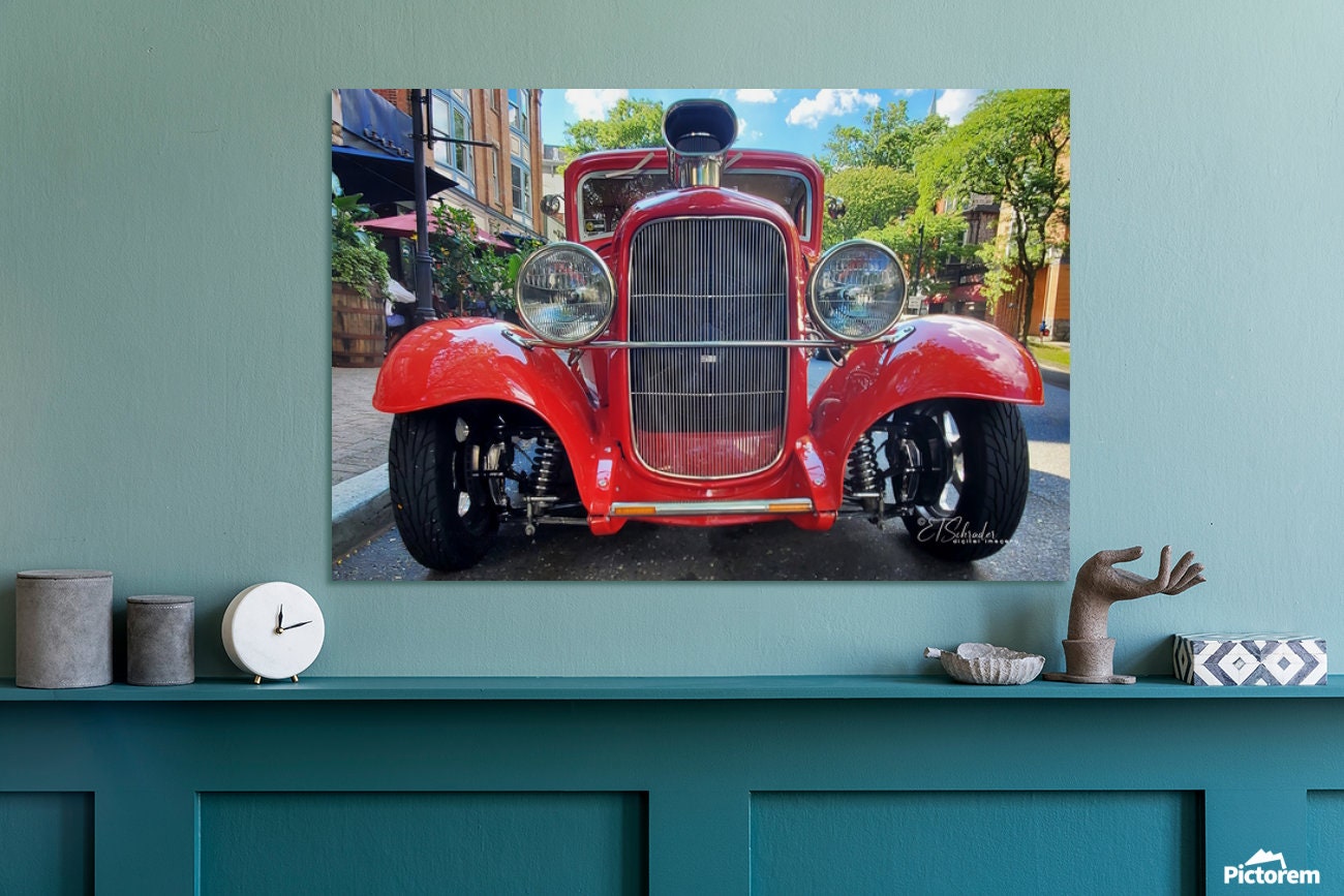 1932 Red Ford Coupe Print – Classic Hot Rod Art (digital Download) - Etsy