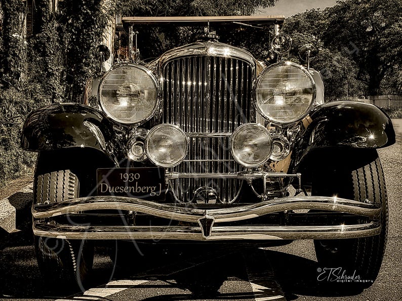 1930 Duesenberg Model J Print: Classic Car Art (digital Download) - Etsy