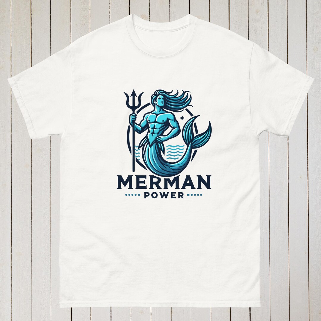 Merman Power – Powerful Merman Design for Real Ocean Heroes! - Etsy