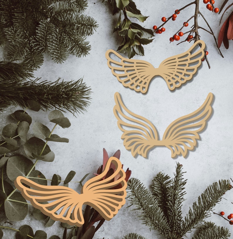 Alas de macramé SVG PNG archivo DXF - Etsy México