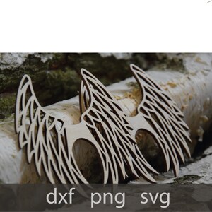 Macrame Wings SVG, PNG, DXF File, Angel Wings Files - Etsy