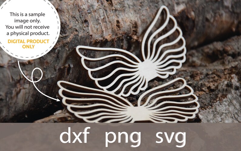 Alas de macramé, archivo SVG, archivo PNG, archivo DXF, archivo ...