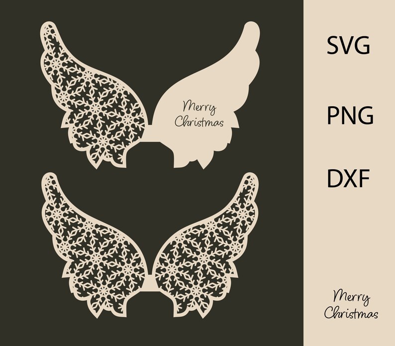 Alas de macramé archivo SVG archivo PNG archivo DXF - Etsy México