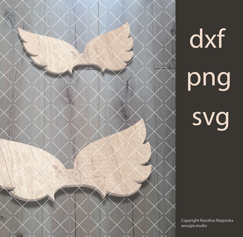 Macrame Wings, SVG File, PNG File, DXF File, Instant File, Wings Design ...