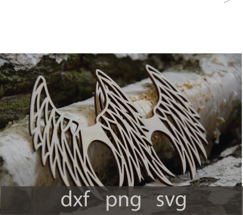 Alas de macramé, Archivo SVG, Archivo PNG, Archivo DXF, Archivo ...