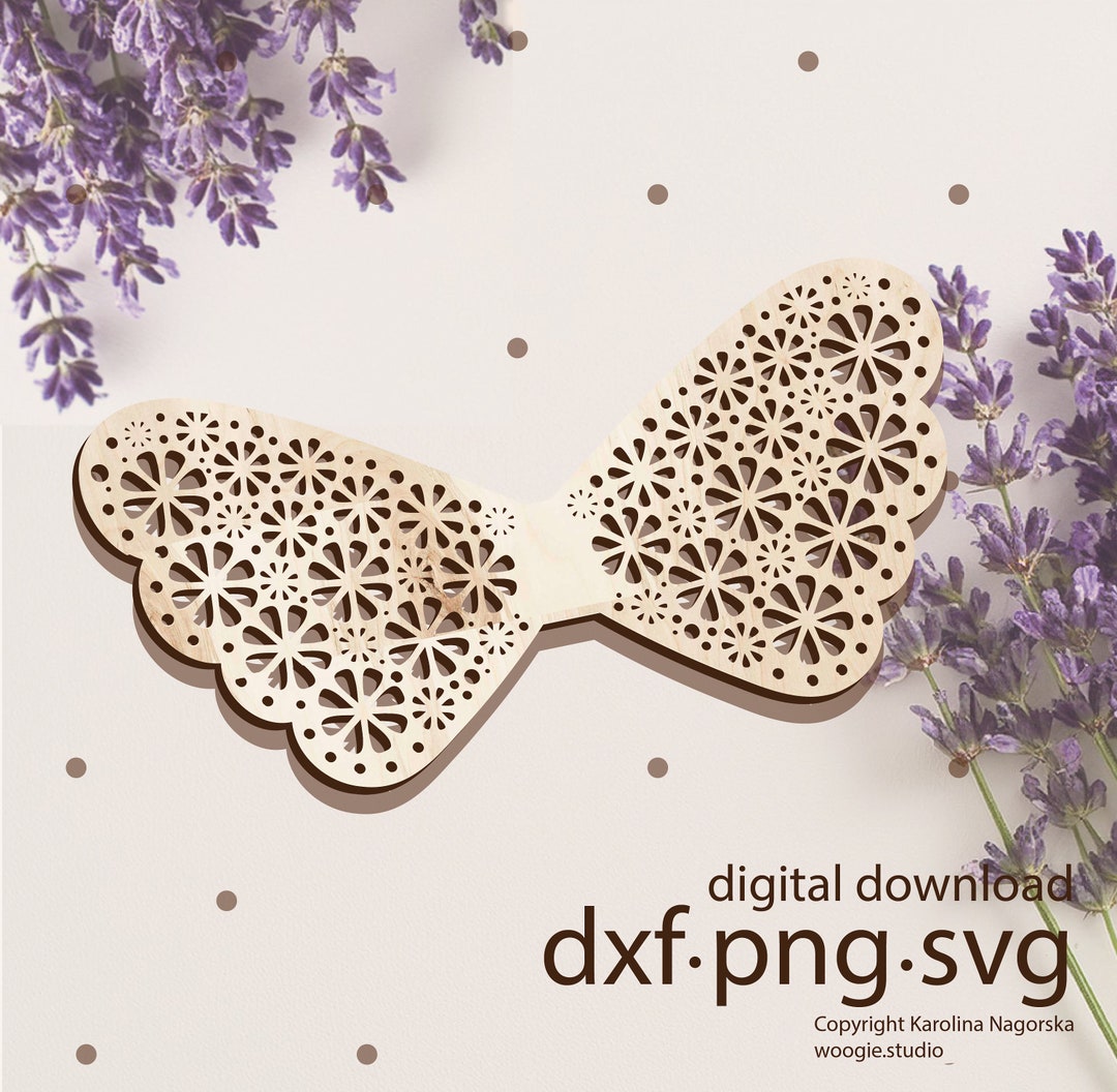 Angel Wings File for Laser Cutting - Etsy