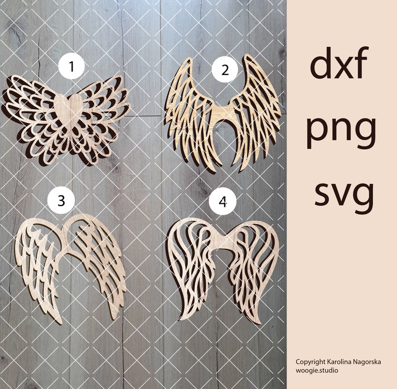 Macrame Wings SVG, PNG, DXF File, Angel Wings Files - Etsy