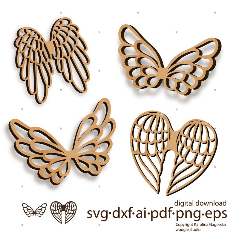 Wing Svg for Shadow Box - Etsy