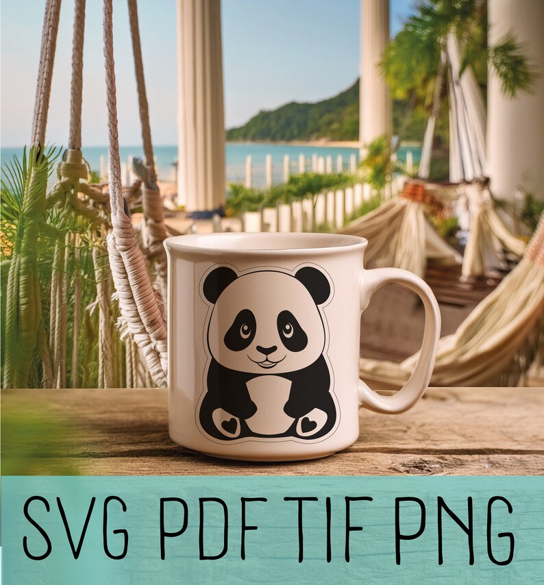 BABY PANDA Png, Svg, Pdf, Tif, Laser File, Print File - Etsy