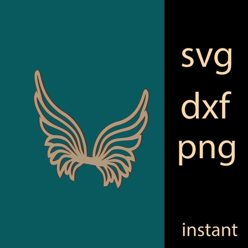 Alas de macramé, archivo SVG, archivo PNG, archivo DXF, archivo ...