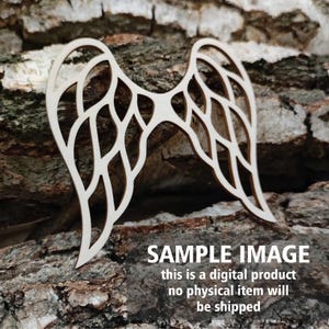 Angel Wings Files for Laser, Svg Wings - Etsy