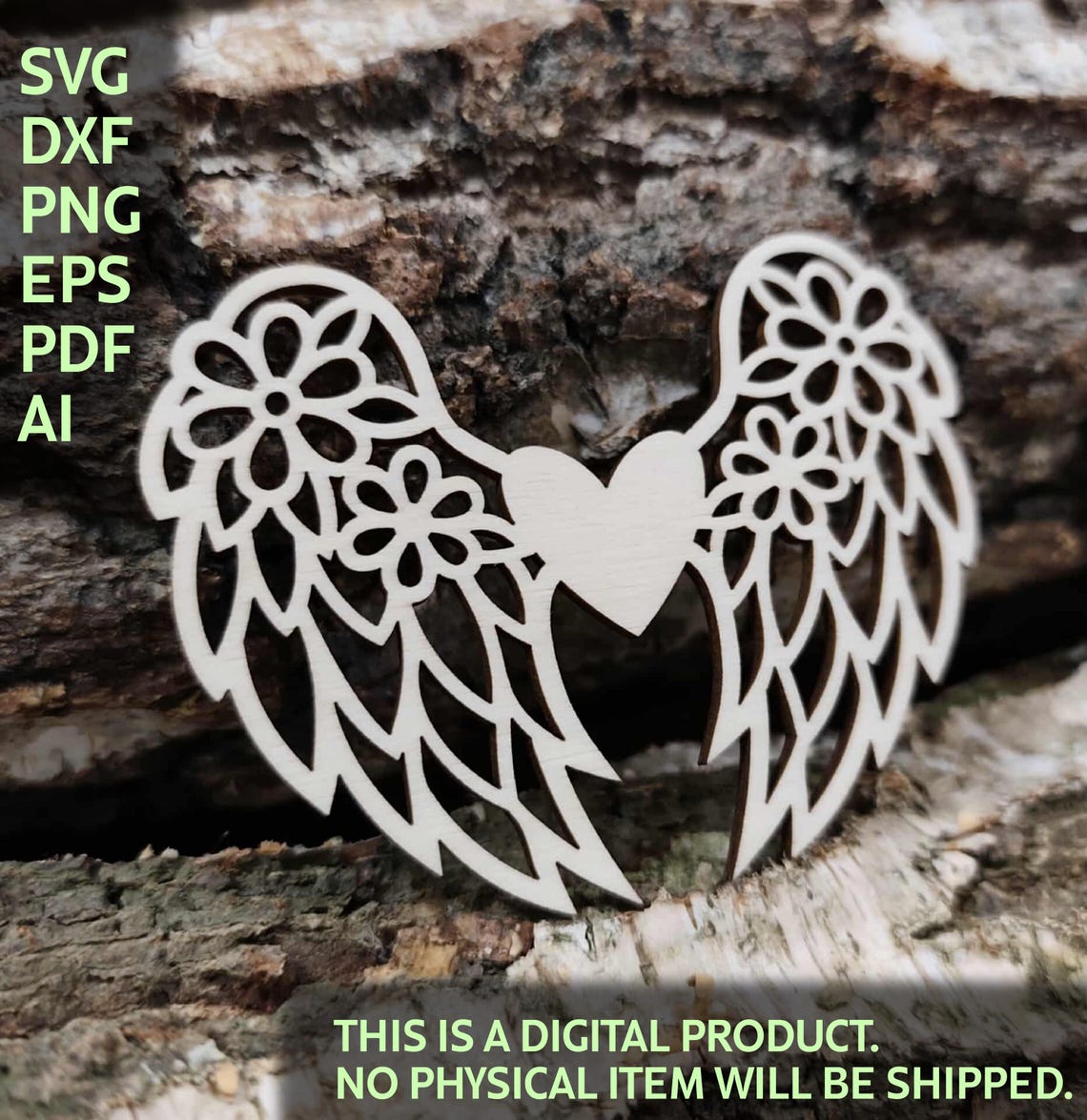 Laser Cut Angel Wings SVG: Macrame Angel Files (digital Download) - Etsy